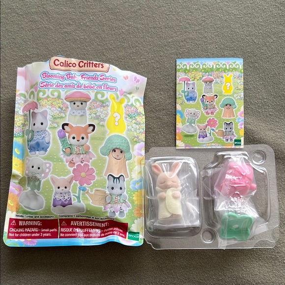 calico critters | Toys | Calico Critters Blooming Babies Rare Secret ...